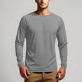 Antinious Men Solid Sun Protection Raglan Round Neck Long Sleeve ...