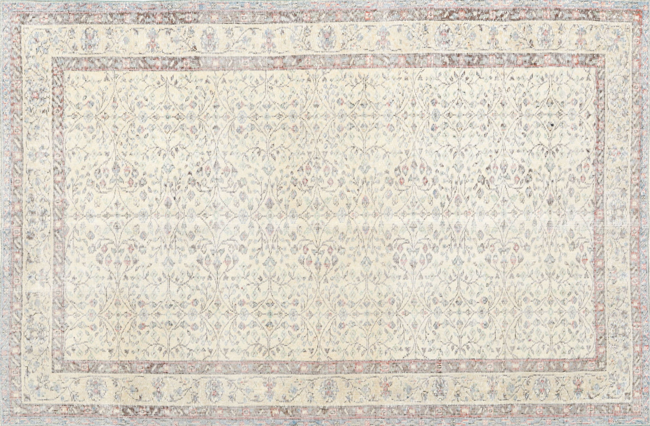 Ahgly Company Indoor Rectangle Traditional Champagne Beige Persian Area ...