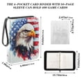 4 Pocket Trading Card Binder, 50 Pages Sleeves Holds 400 Cards, Card ...