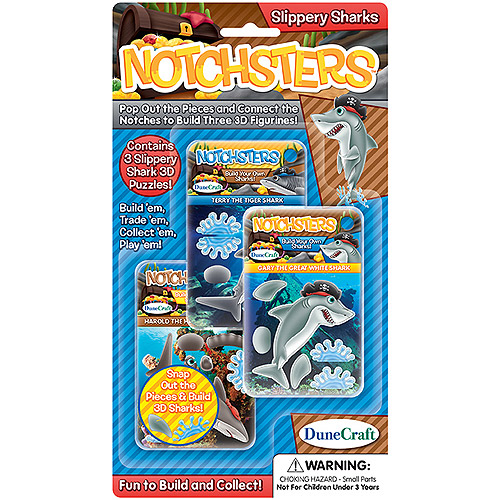 Slippery Sharks and Dinos Notchsters - Walmart.com