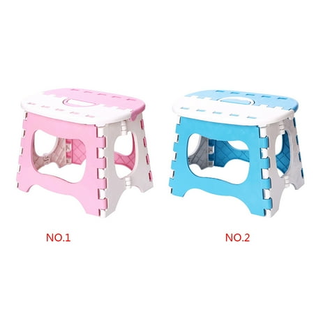 Kids Toddler Small Plastic Non-slip Folding Bathroom Outside Training ...