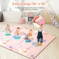 JoyStone Baby Play Mat, 78" X 70" Extra Large Reversible Foam Play Mat ...
