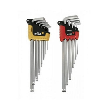 Wiha Tools MagicRing L-Key Sets, 13 per holder, Hex Ball Tip, Inch ...