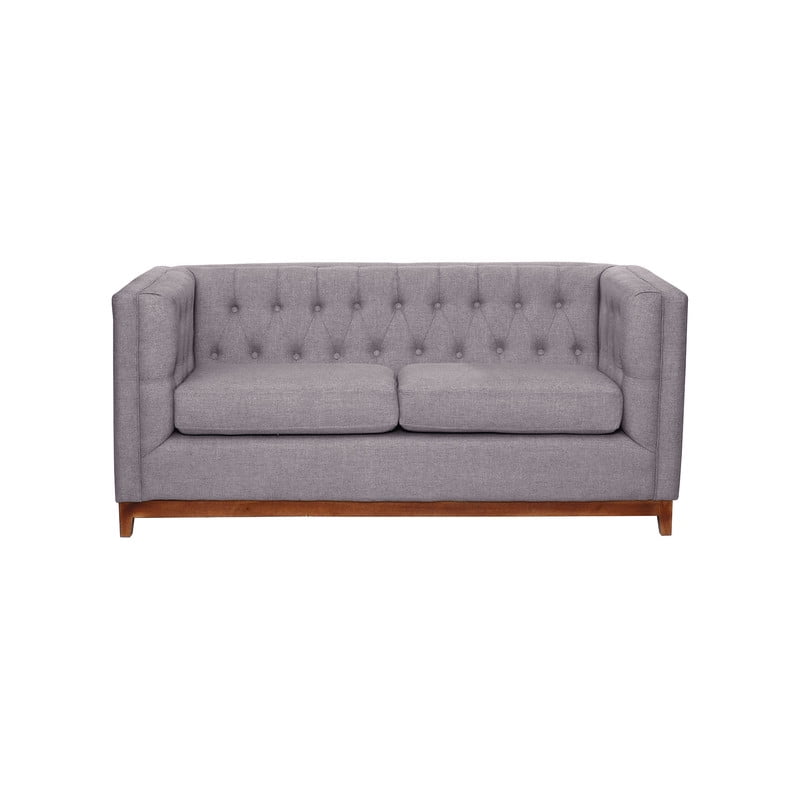 Sofa Roma 2C Lino Gris Claro | Knasta Chile