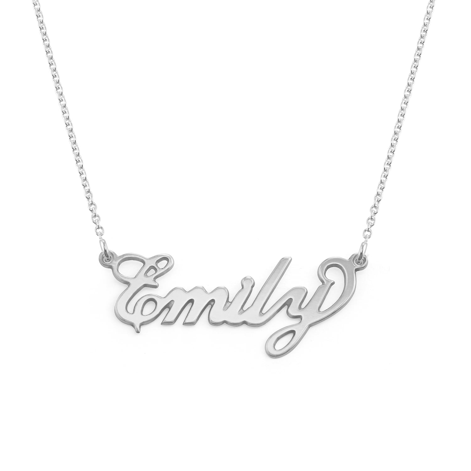 MyNameNecklace - Personalized Unisex Classic "Carrie" Name Necklace for ...