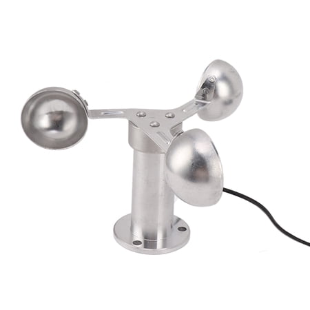 Wind Speed Sensor Anemometer, High Efficiency Accurate 3 Cup Wind Speed ...