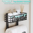Over The Door Towel Rack - 8 Tier Wall Mount Rolled Towel Holder ...