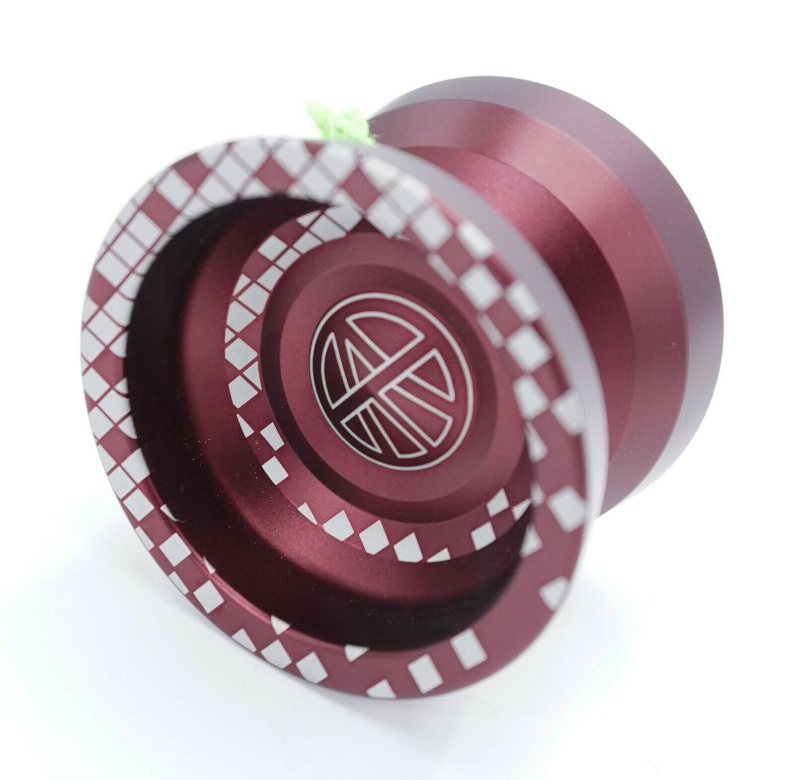 Unresponsive Yoyo Professional Trick Magic CNC Anodized Metal Cranberry ...