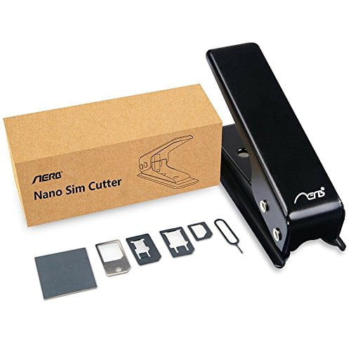 Aerb Sim Card Cutter with Nano-Micro, Nano-Standard, Micro-Standard Sim ...