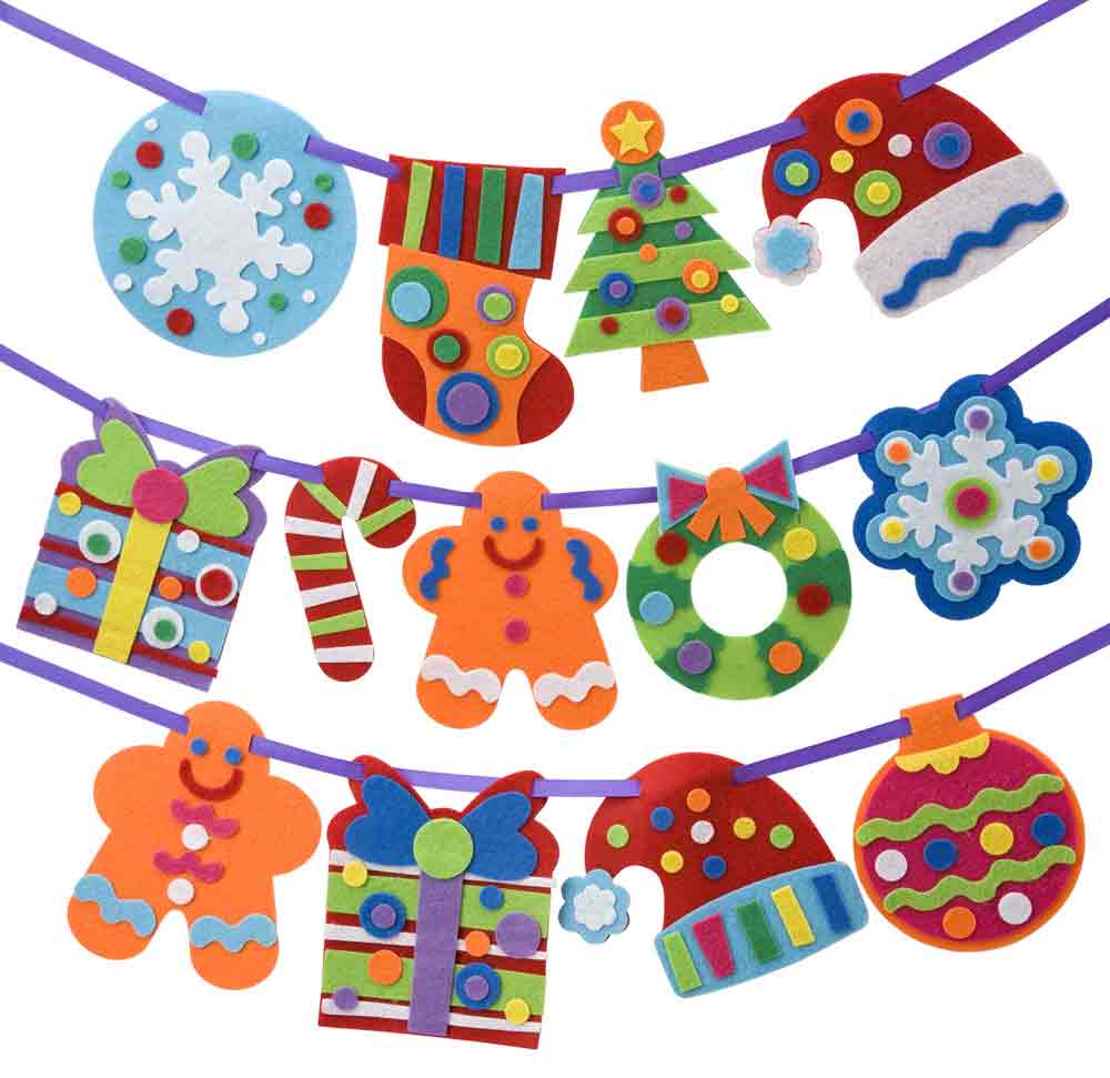 Alex® Felt Christmas Banner 25 pc Box - Walmart.com