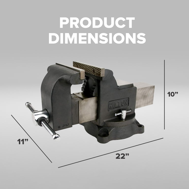 Bench Drill 8 Inch Heavy Duty Bench Vice With Swivel Base - Bench Vise ...