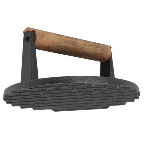 Meat Press,Cast Iron Grill Press Kitchen Supplies Cast Iron Grill Press ...