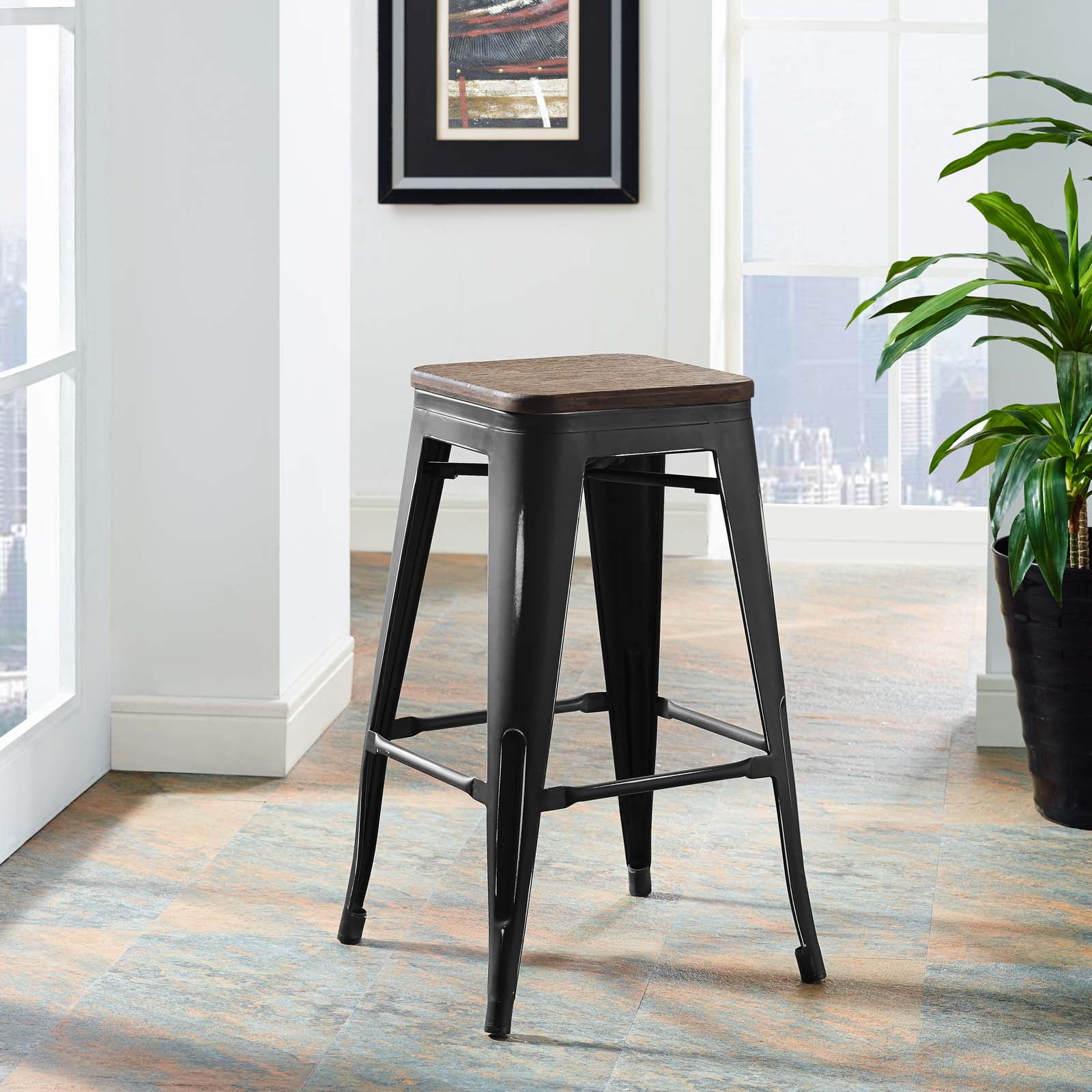 Modway Promenade Counter Stool, Multiple Colors - Walmart.com