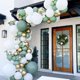 Beyondtrade 137pcs Sage Green Balloon Garland Arch Kit for Party ...