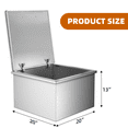 Towallmark Drop In Ice Chest, 60 Quarts Capacity Ice Cooler, 20"Lx20 ...