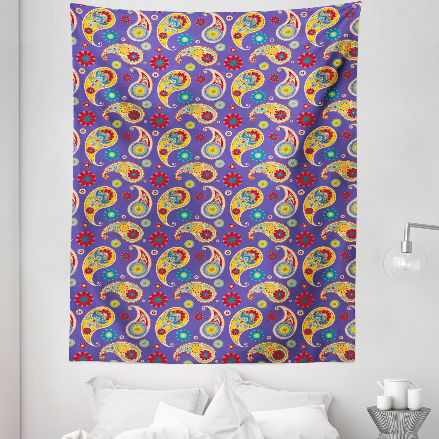 Paisley Tapestry, Floral Ornamentals Repetitive Eastern Buta Pattern ...
