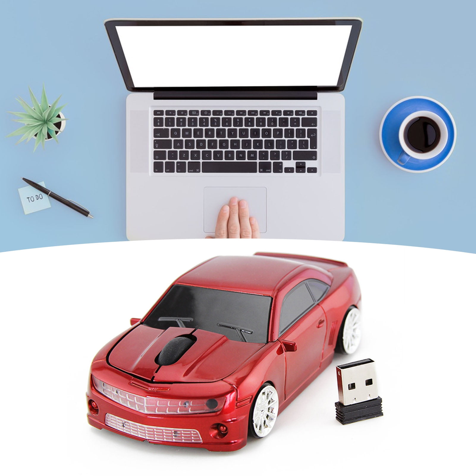 Car Mouse,Sport Car Shaped Wireless Car Computer Mouse PC Mouse ...