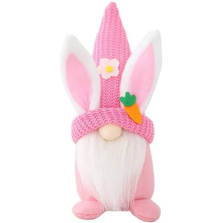 Eas er Gnome Bunny Decora ions Handmade Plush Swedish Tom e Elf Gnomes ...