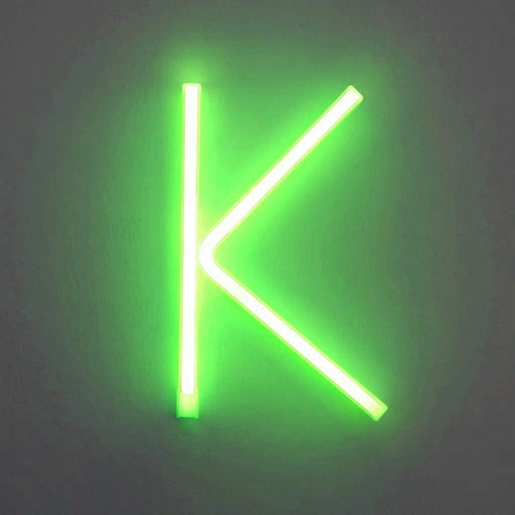 LINLIN Neon Sign, Letter Neon Signs Neon Alphabet Light Light Up LED ...