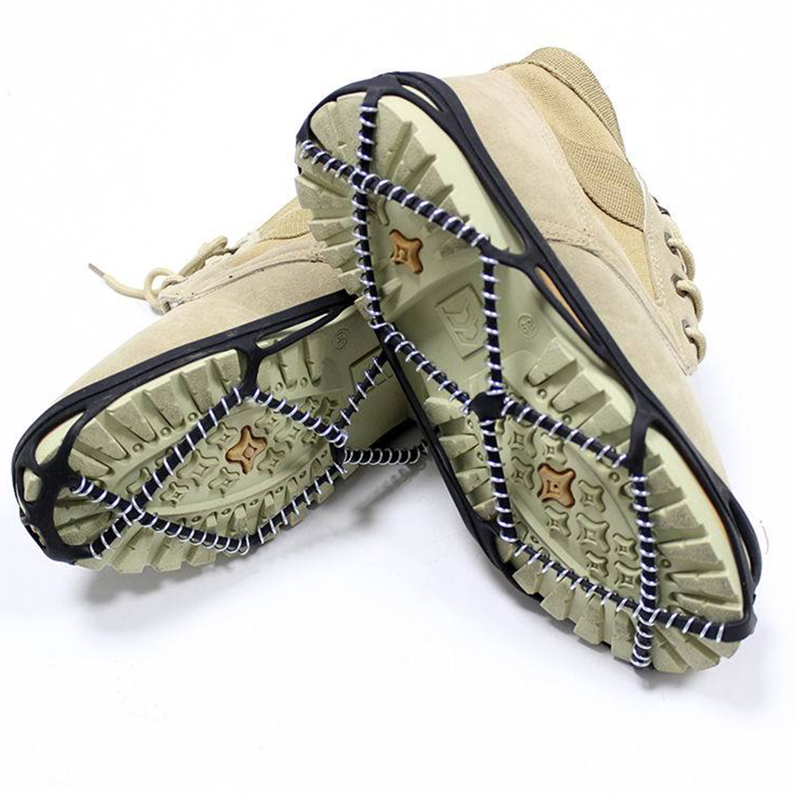 Walk Traction Cleats,Ice Cleats Anti Slip Crampons Rubber Spikes Ice ...