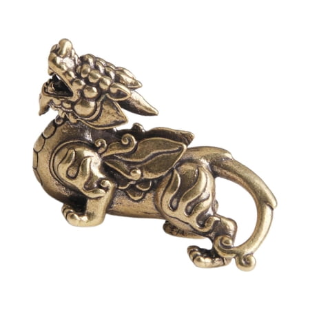 wolftale Copper Ancient Beast Pi Yao Statue Symbol Of Wealth And ...
