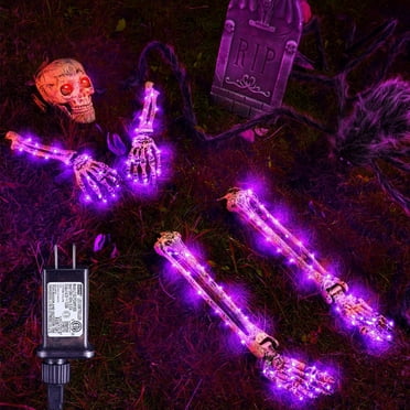 Halloween Skeleton Decorations with Witch Hat 15.75inch Halloween Witch ...