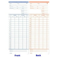 TOPS Job Cards Time Cards - Walmart.com