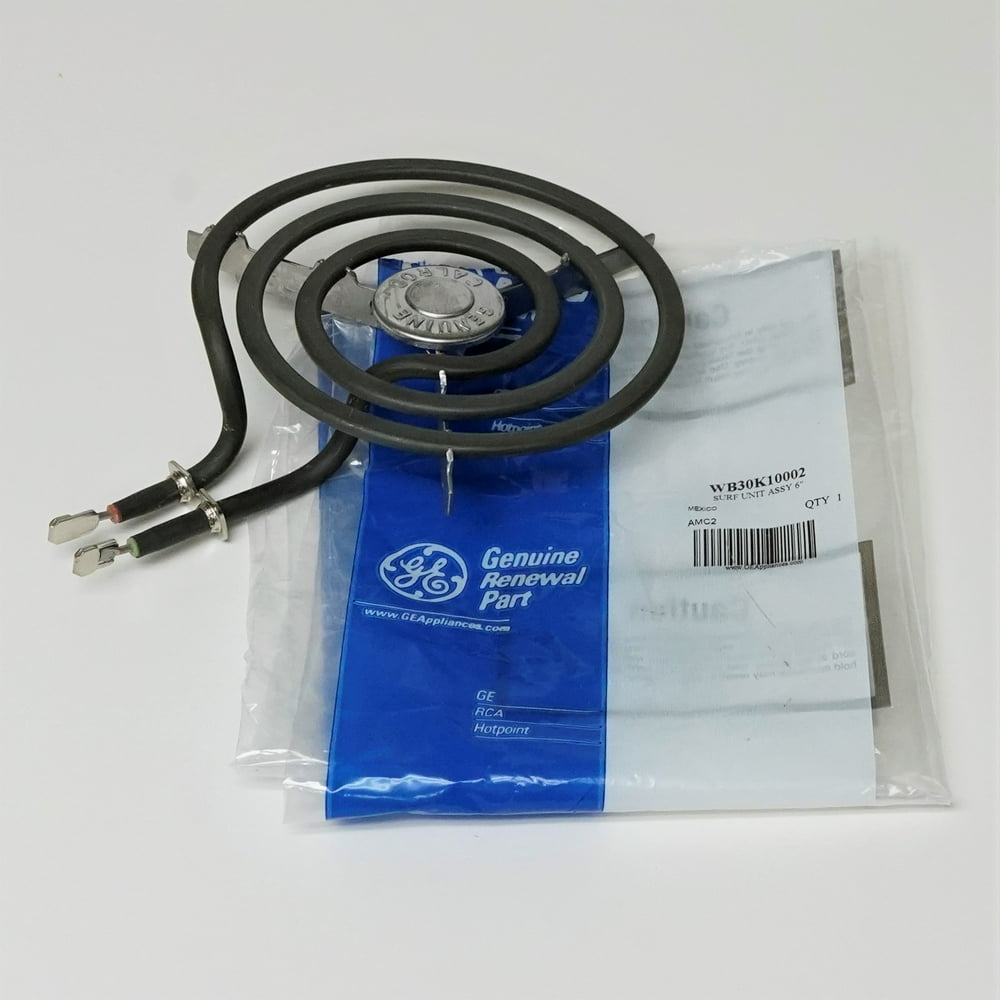 GE WB30K10002 Range Stove 6" Small Burner Eye Genuine Calrod - Walmart ...