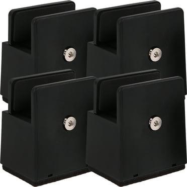 Dilwe 4 Pieces/Set Furniture Leg Risers PP Plastic Non-Slip Riser for ...