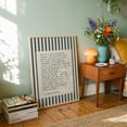 Anthony Bourdain Quote Print Striped Kitchen Wall Art Enjoy The Ride ...