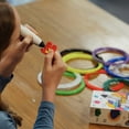 PIKA3D Super 3D Printer Pen with 4 PLA Filament Colors, Stencil Guide ...