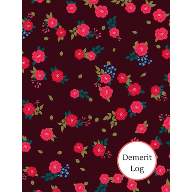 Demerit Log Demerit Log Sheet Organizer Reference Point Register For