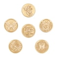 1 Set DIY Scrapbook Including Pear Wood Handle Wax Seal Brass Stamp ...