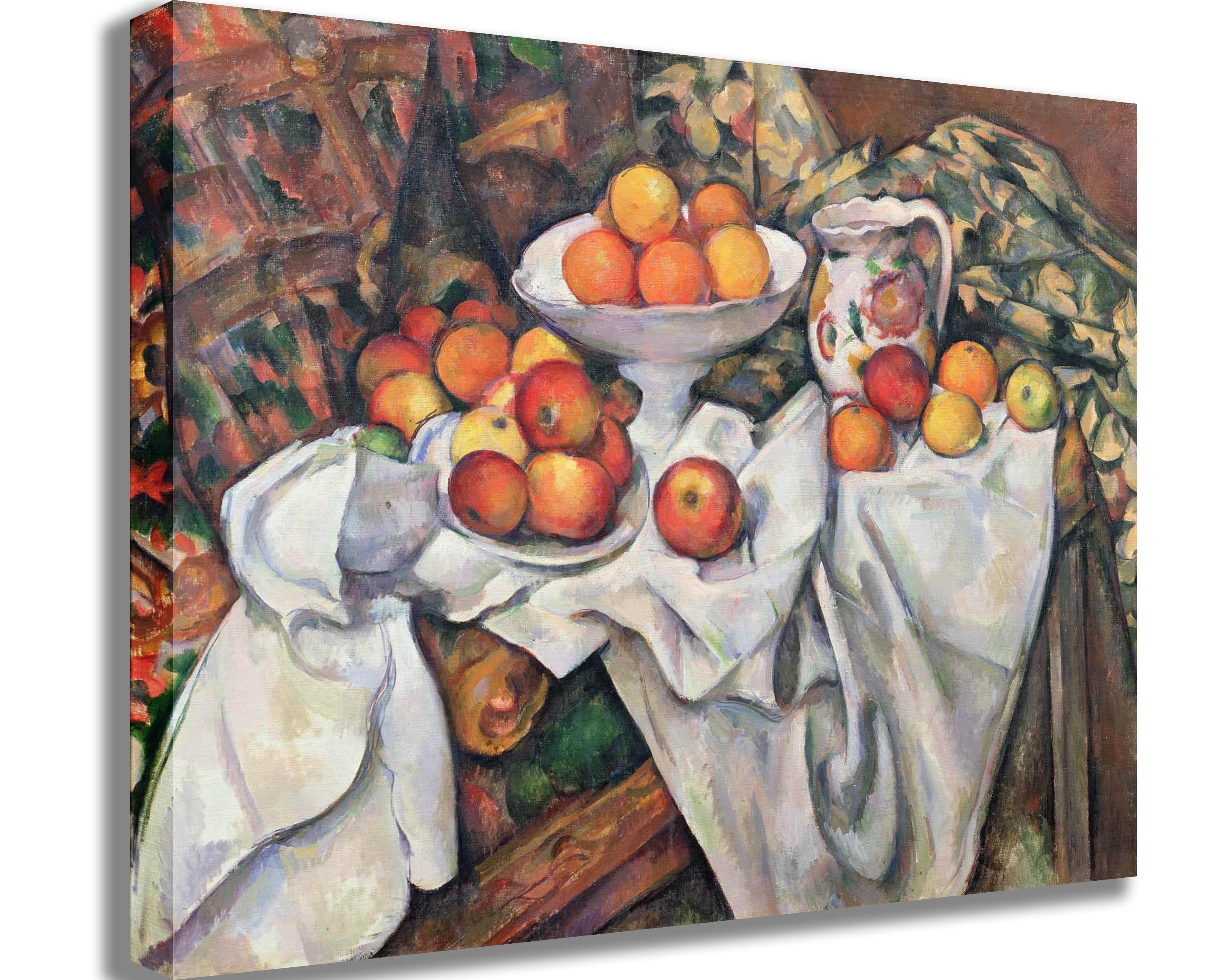 Cezanne "Apples and Oranges" (19th) Canvas Print - Walmart.com