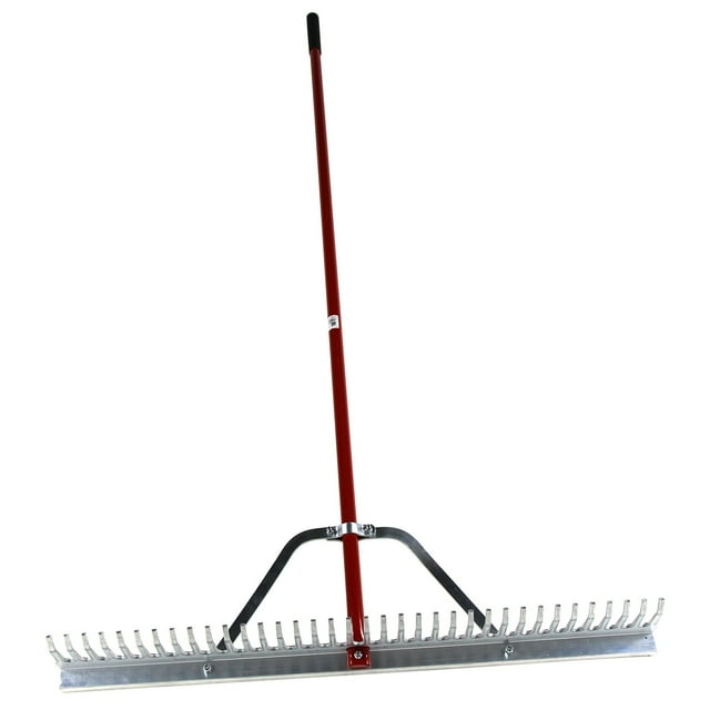 Midwest Rake LLC 14136 36 in. Red Aluminum Classic Rake - Walmart.com