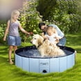 V-HANVER Foldable Dog Pet Bath Pool Collapsible Dog Pet Pool Bathing ...