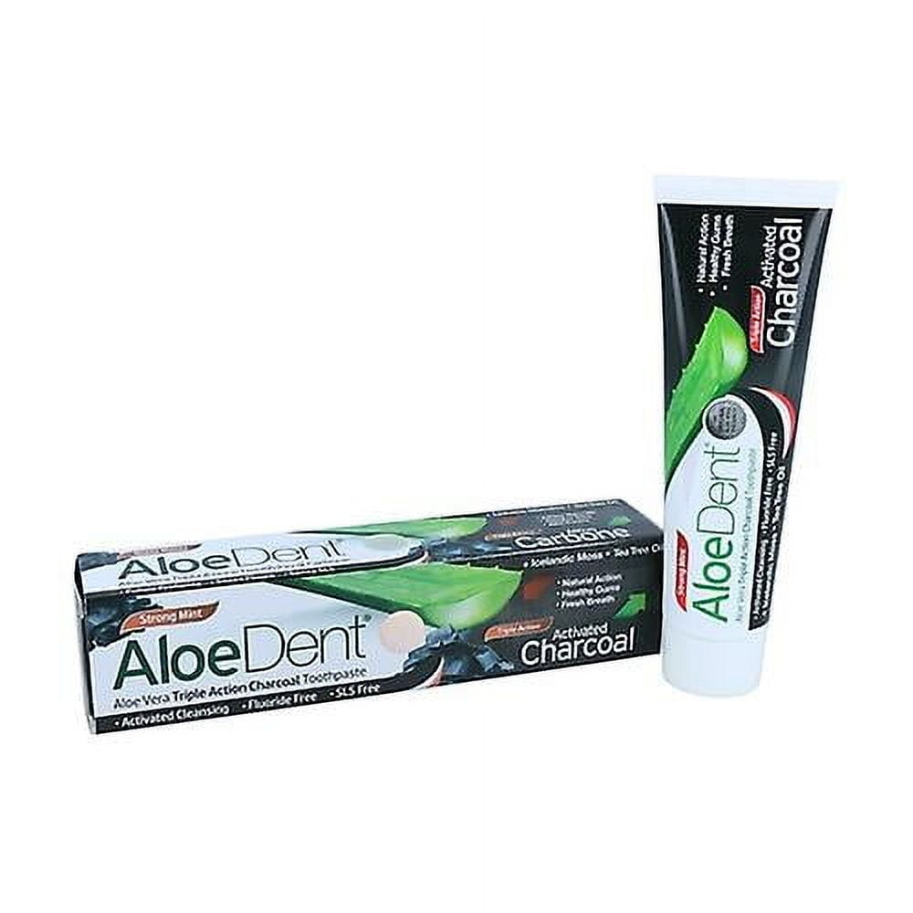 Aloedent Triple Action Toothpaste Activated Charcoal 100 ml | Bodega ...