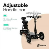 Ephesus S5 | Folding Mobility Scooter for Adults | 4-Wheel and Long ...