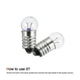 Uxcell 2.5V Bulb Holder Wire Screw Base E10 Lamp Socket 1 Set - Walmart.com