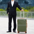 30" Hardside Checked Luggage, Large Checked Suitcase with 360° Spinner ...