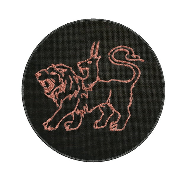 Greek Sphinx Embroidered Patch Iron-On Applique, Cosplay Vest Clothing ...