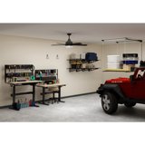 Hanover 24-In. Wide Natural Wood Motorized Work Bench with Adjustable ...