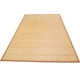 TMS 5FT x 8FT Natural Bamboo Slat Area Rug Floor Carpet Mat w/ Backing ...