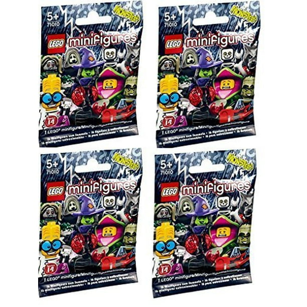 LEGO Minifigures Series 14 Random Set of 4 (71010) - Walmart.com ...