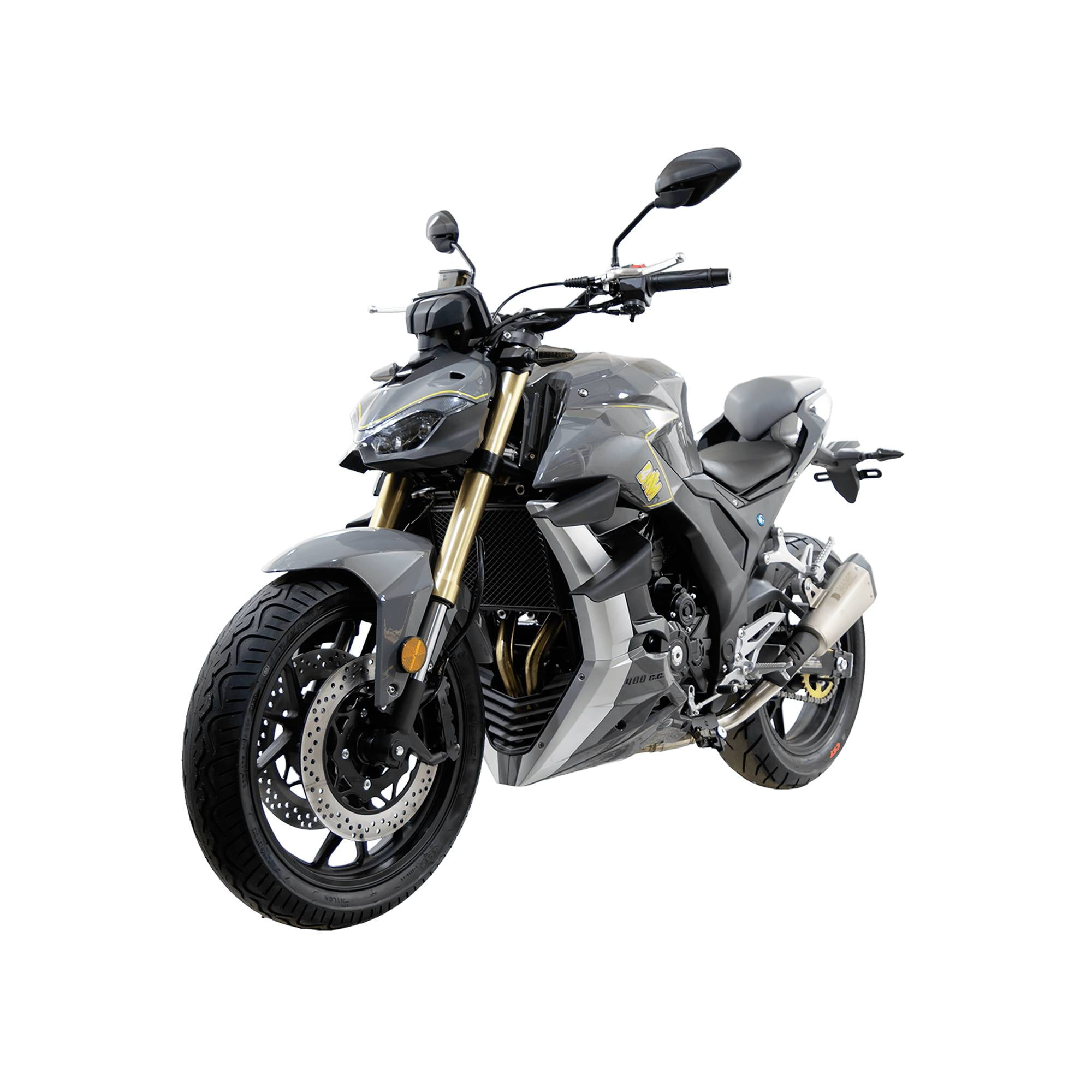 MOTOCICLETA DEPORTIVA DNM 4 400CC PLATA/GRIS DINAMO | Bodega Aurrera en línea