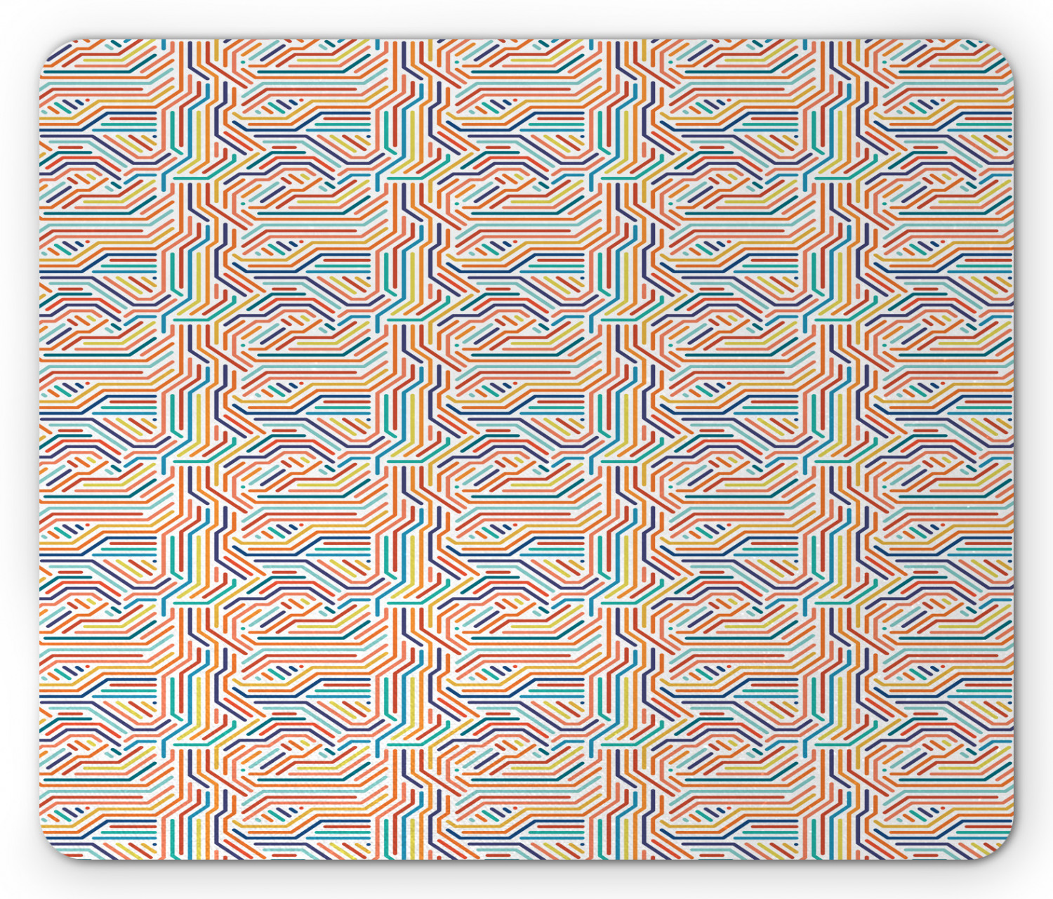 Abstract Mouse Pad, Continuous Modern Design Funny Pattern with ...
