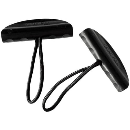 2 Pieces/1 Pair lack Nylon Universal Kayak Carry Handle Pull Handle ...