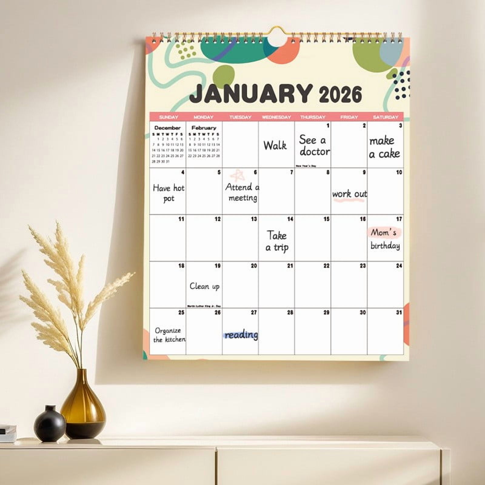 Click here for Kloer 2026 Wall Calendar Vertical Monthly Planner... prices