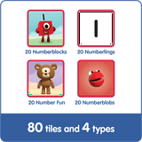 hand2mind Numberblocks® Memory Match Game, Kids Matching Card Game ...