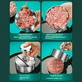 Voguev Clearance Cookie Molds Silicone 304 Stainless Steel Hamburger